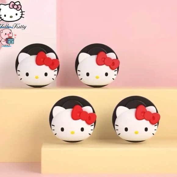 Hello Kitty | Other | Sanrio Hello Kitty Red Small Adhesive Hooks Set 4 ...